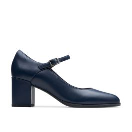 DOS - Clarks Freva55 Strap - Navy Leather - Kenya
