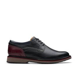 DOS - Clarks Monahan Plain - Black Leather - Kenya